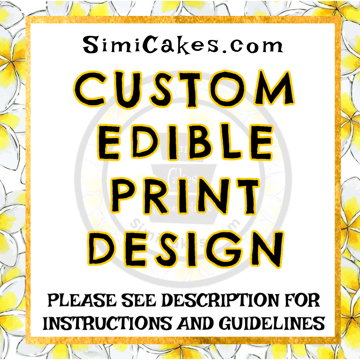 Pre Printed Icing Sheets